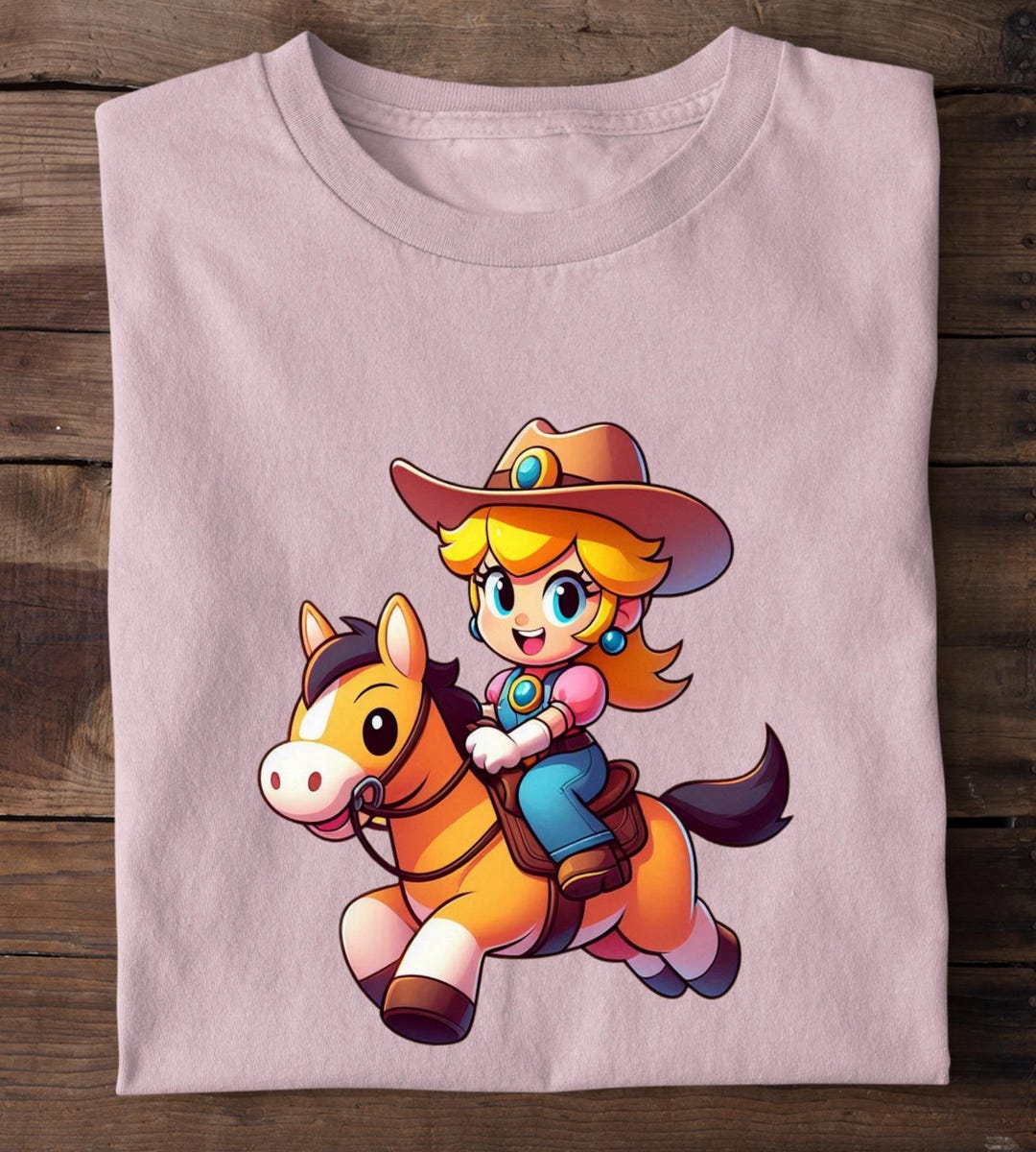 Mario Kart Princess Peach Shirt, Cowboy Mario Shirt, Nintendo World ...