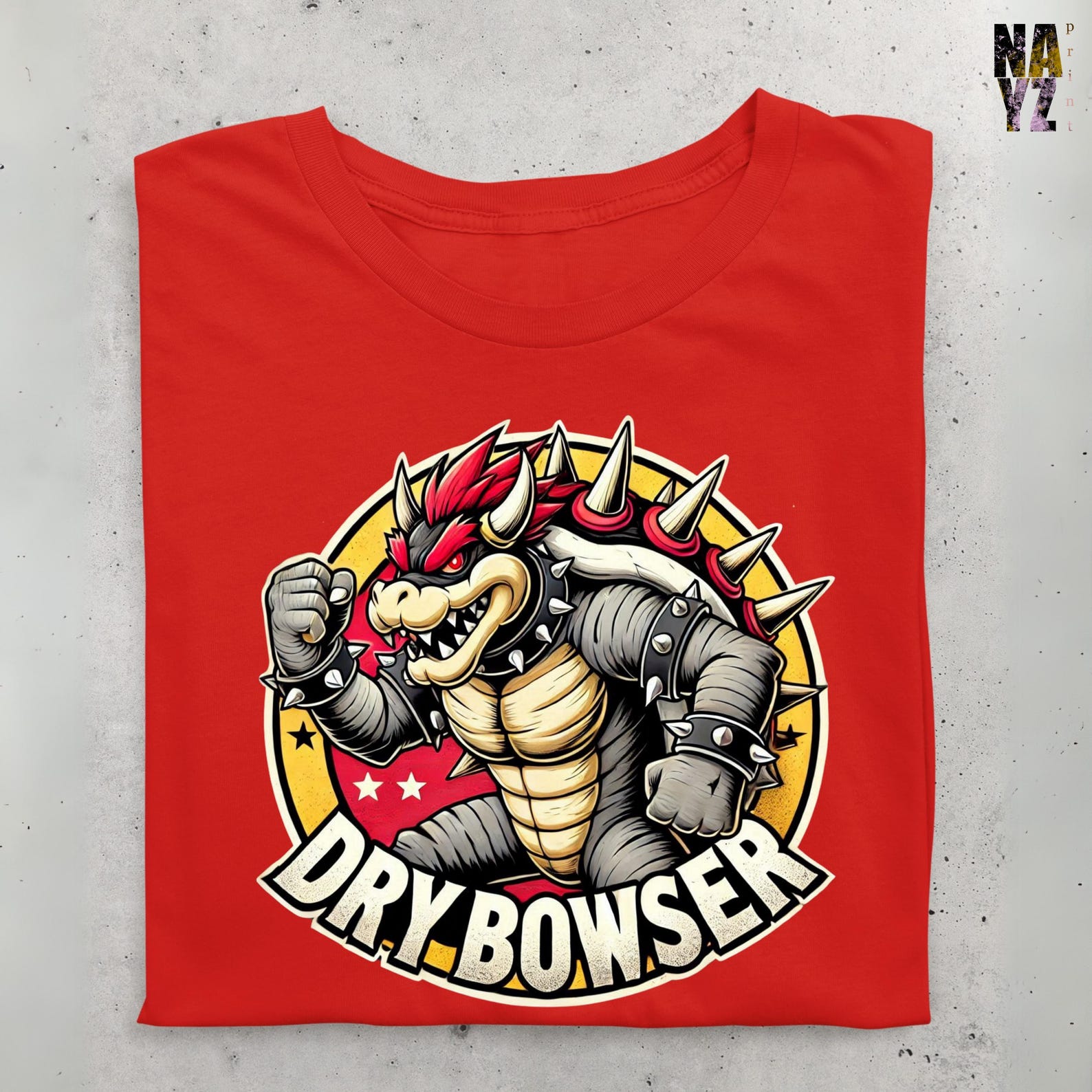 Dry Bowser Mario Shirt, Super Mario Family Shirt, Super Mario Character ...