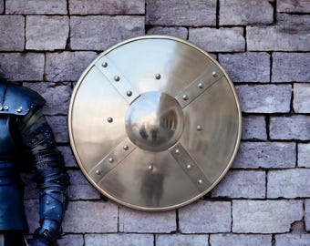 Medieval Fencing Buckler shield With Stars15th Century for Sca, Living ...