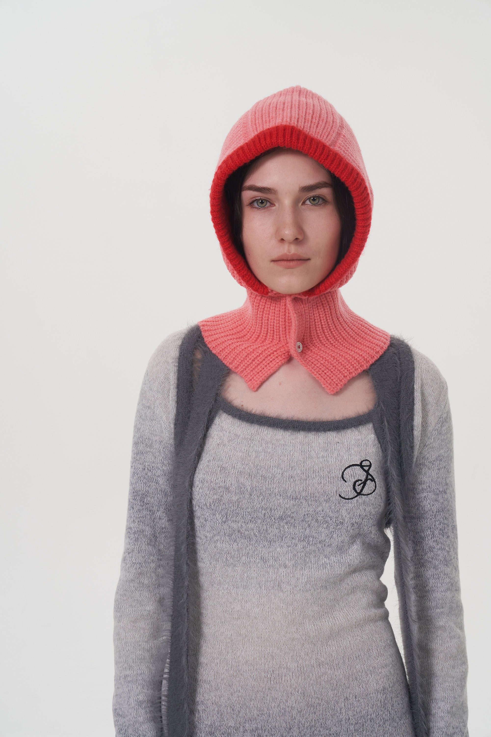 Handmade Knitted Balaclava Hat, Women Ladies Balaclava Beanie Hat ...