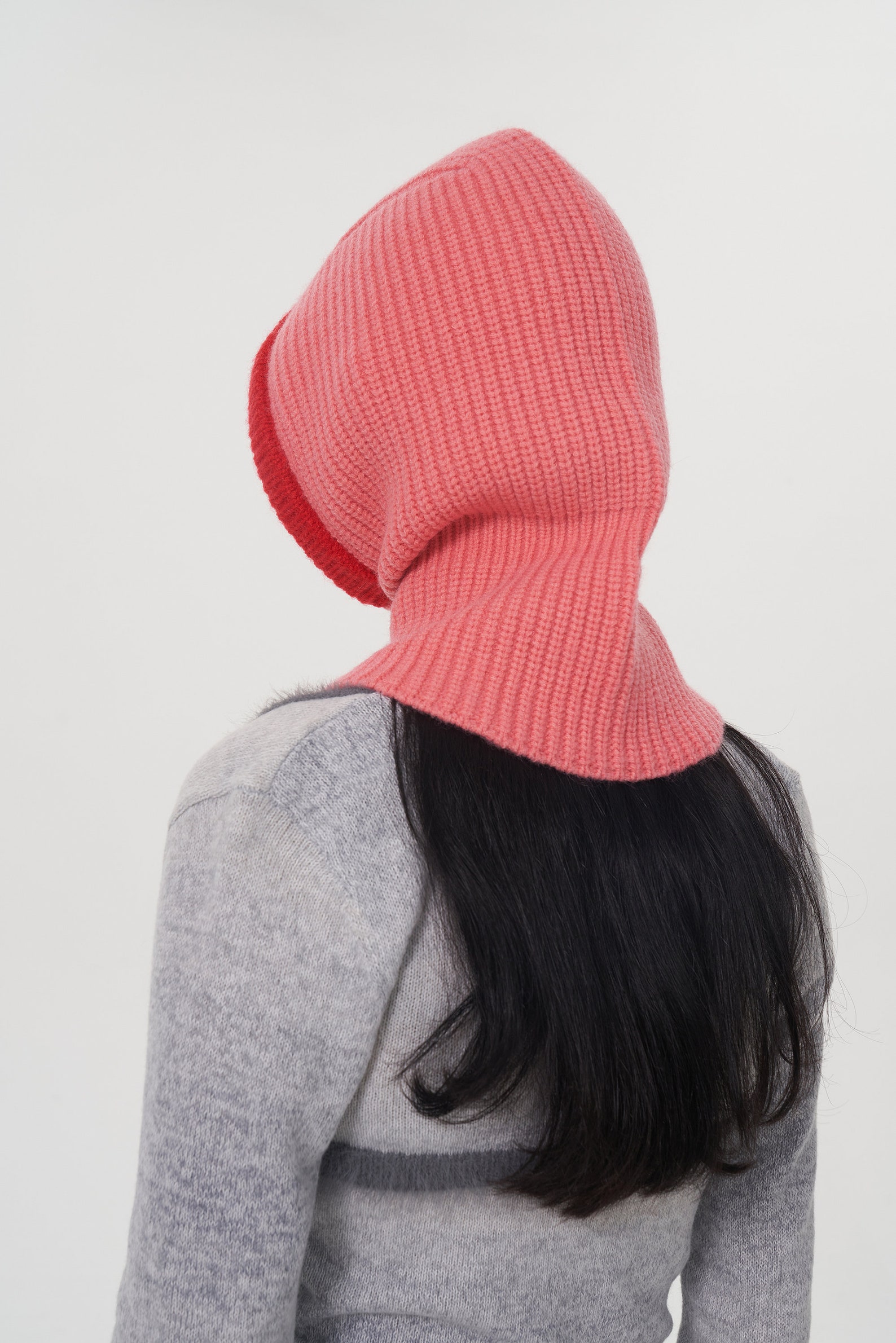 Handmade Knitted Balaclava Hat, Women Ladies Balaclava Beanie Hat ...