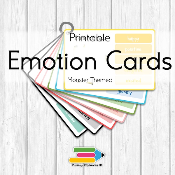 Emotion Cards - Etsy