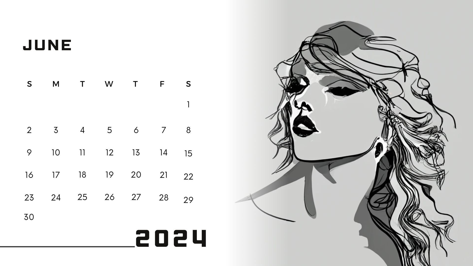 Taylor Swift Calendar 2024.taylorswift Png.taylorswift Digital Download ...