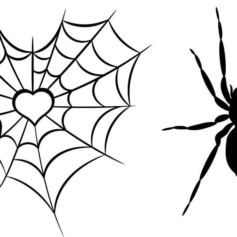 Heart Spider Web - Etsy