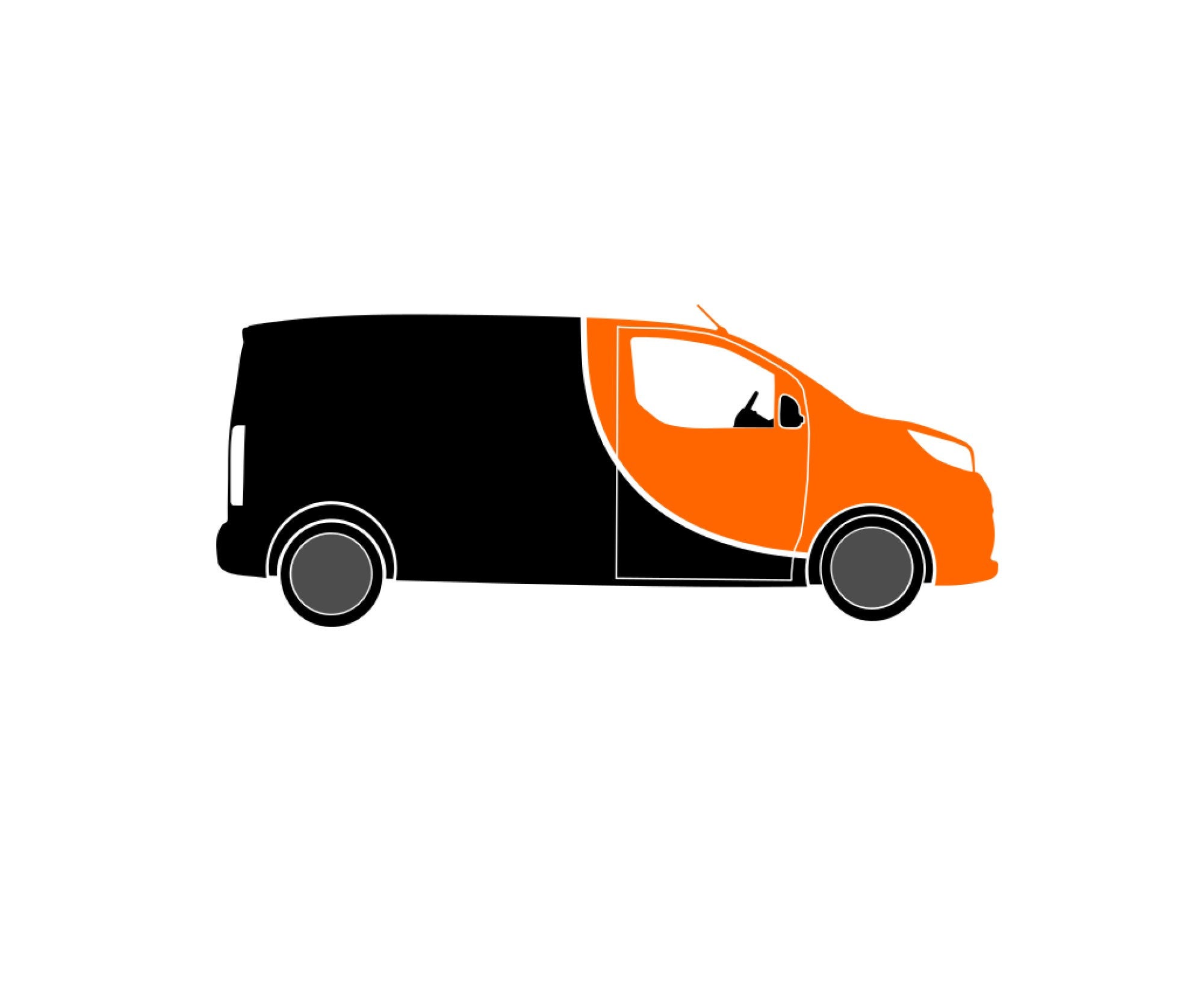 Van Logo Mockup Svg Png Van Mockup Template Delivery Car Mockup Svg ...