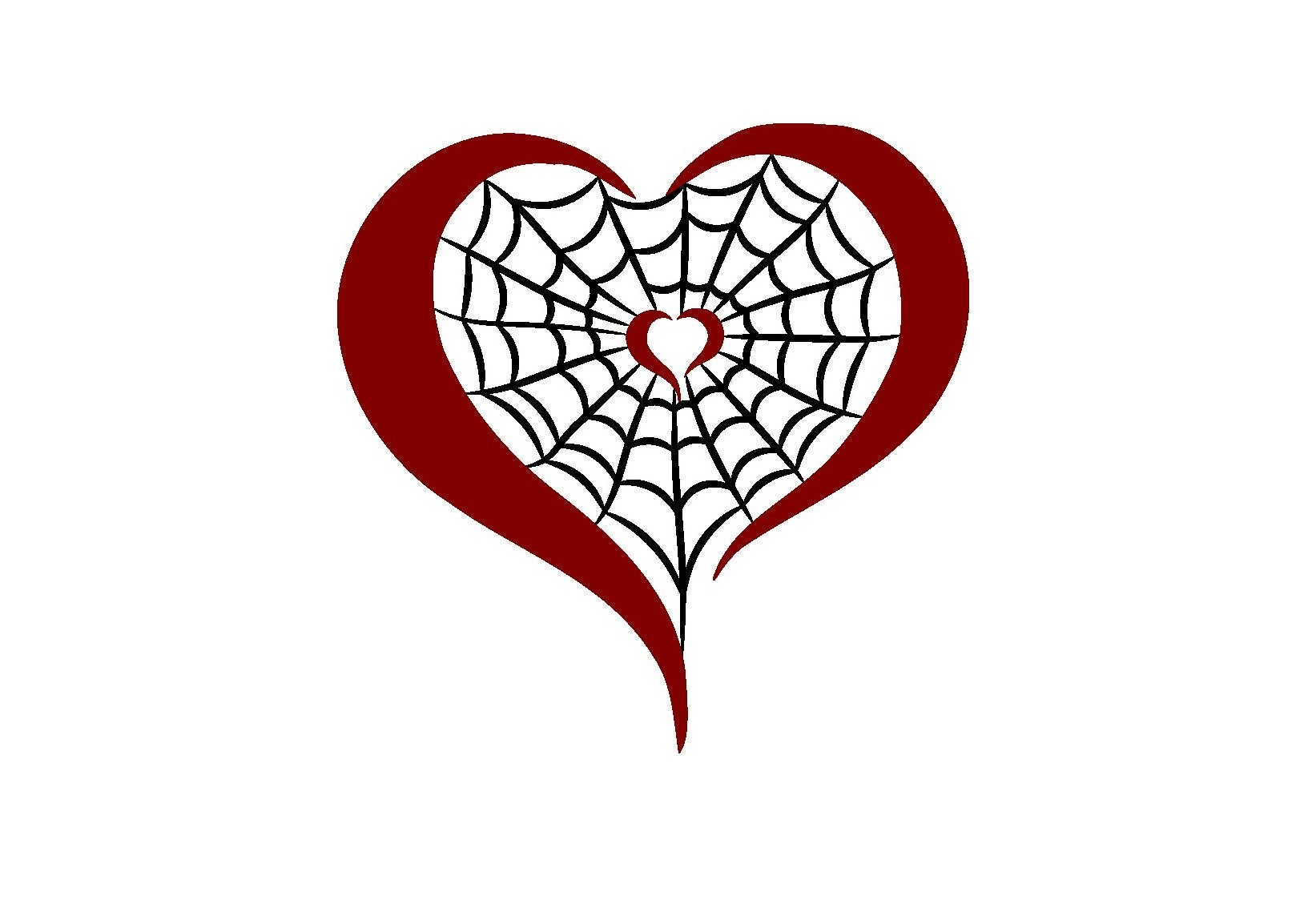 Spider Web Svg.spider Web Heart Svg Png.spiderweb Svg.spider Web Tshirt ...