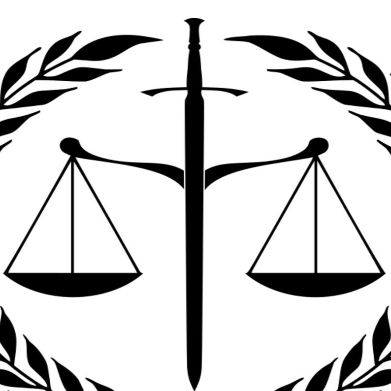 Scale of Justice Svg Vector Transparent Symbols of Justice and Law Logo ...