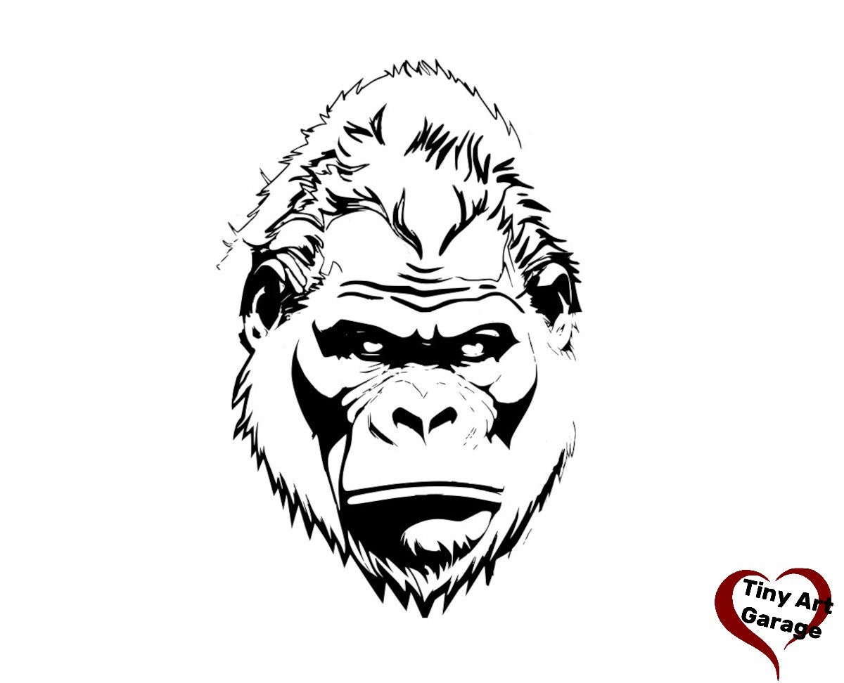 Gorilla Tag Svg.gorilla Tag Png.gorilla Warrior.gorilla Painting ...