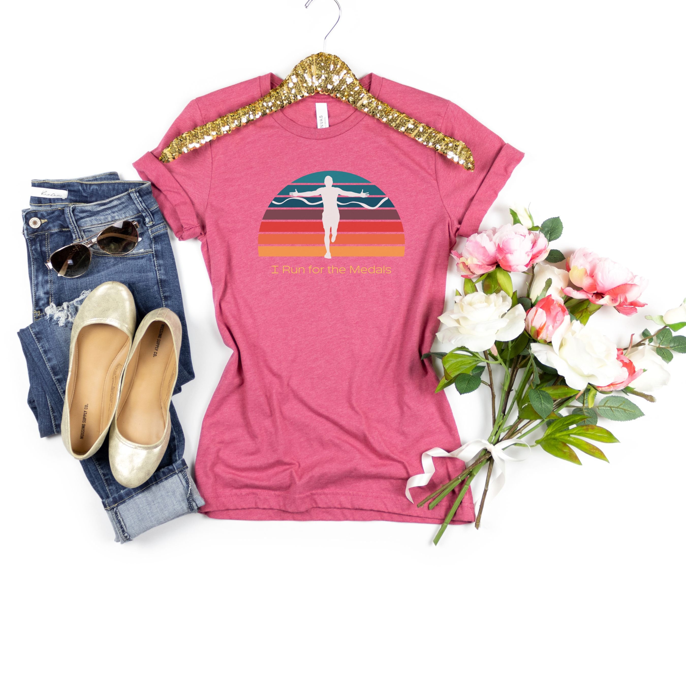 Funny Running Shirt, Running Humor, I Run for the Medals, Runner Shirt ...