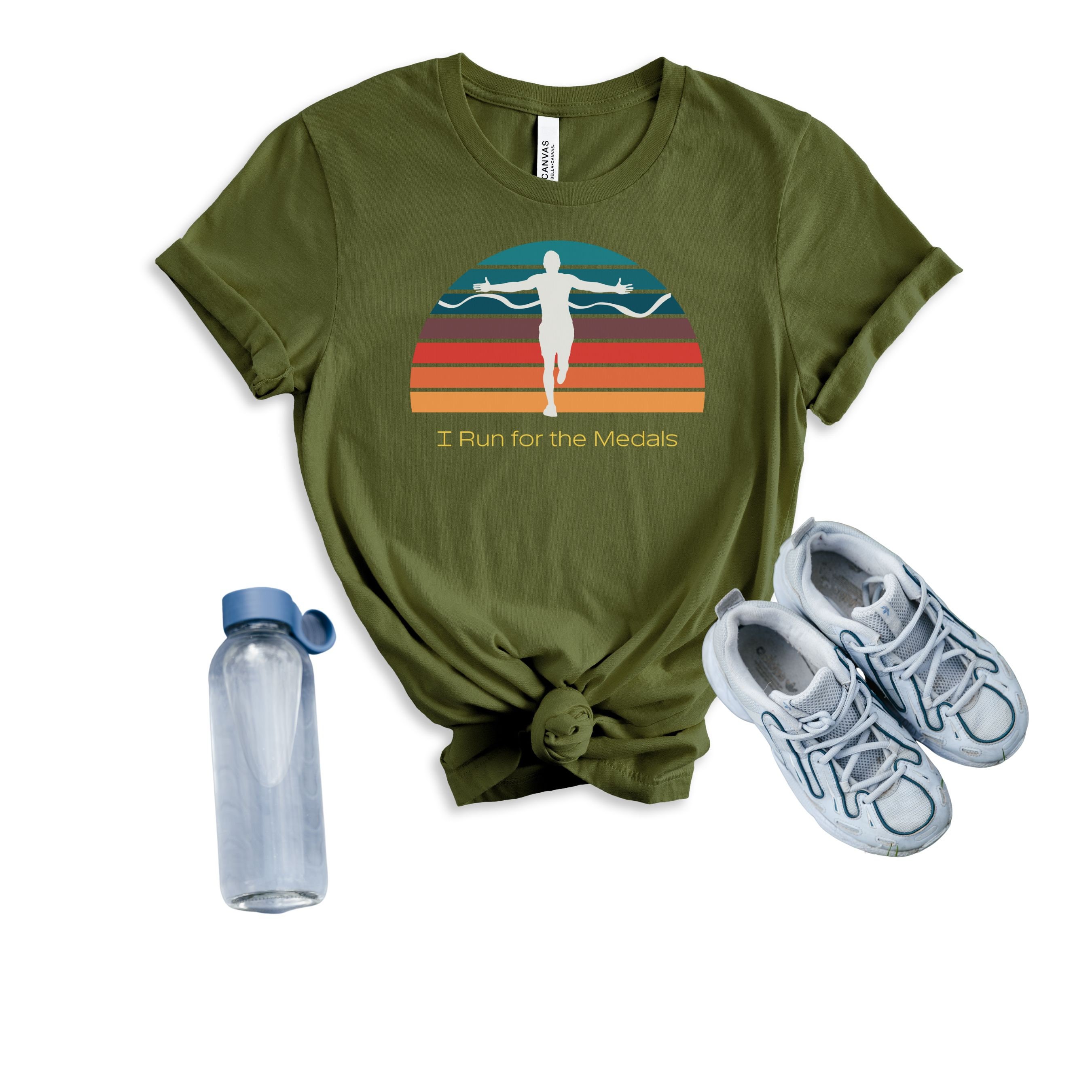Funny Running Shirt, Running Humor, I Run for the Medals, Runner Shirt ...