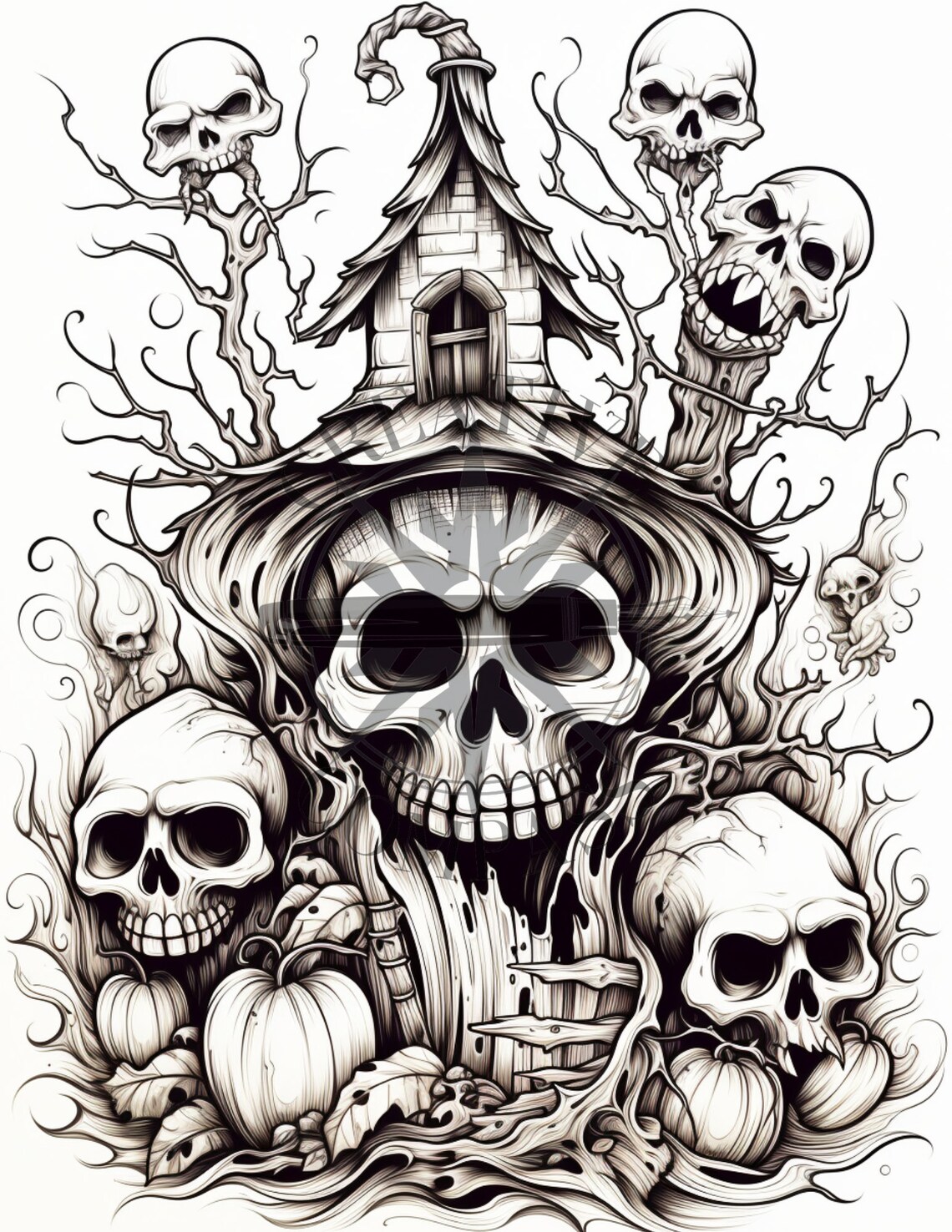 Halloween Coloring Book: for Kids Ages 3-8 Years Old - Etsy