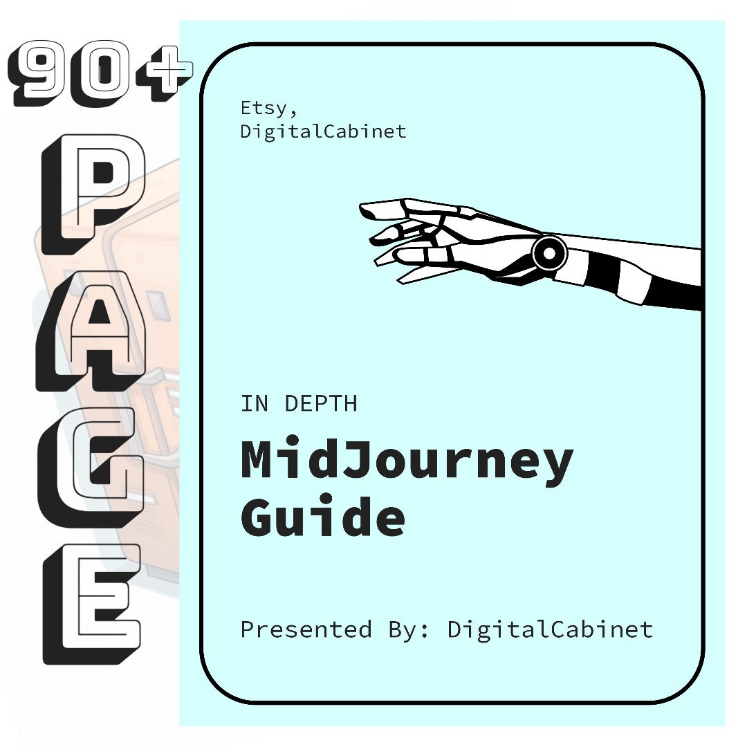 Midjourney Guide With Examples I Complete 90+ Page Digital Midjourney ...