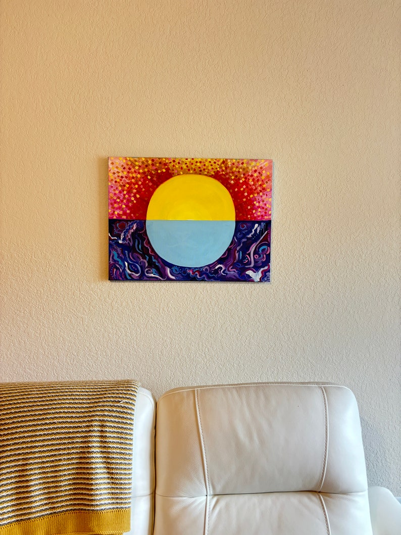 Original Abstract Oil Painting Contemporary Fine Art Modern Art ...