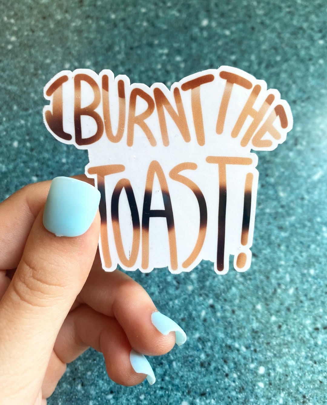 I Burnt the Toast Vinyl Sticker - Etsy