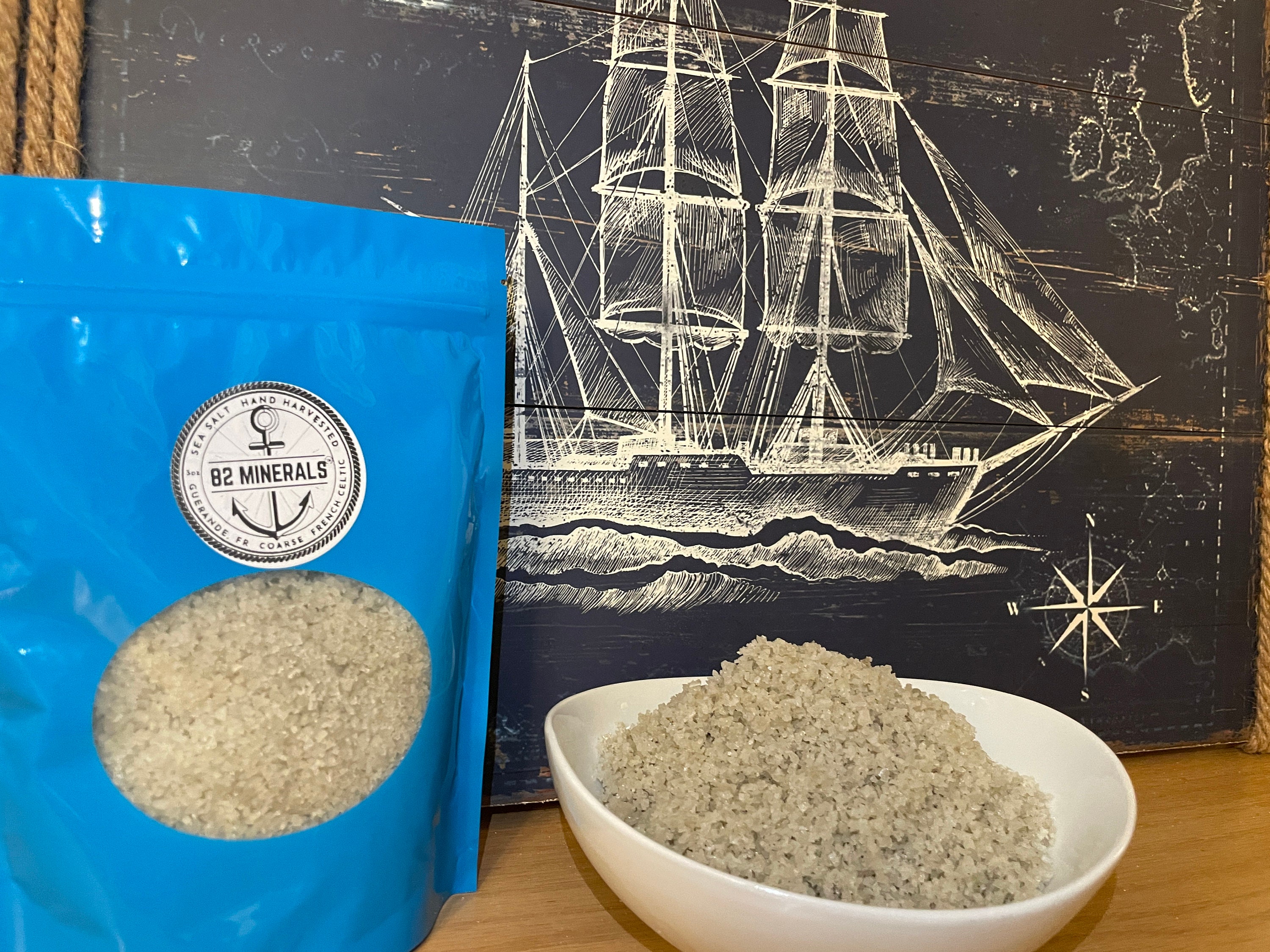 82 Minerals Sea Salt, French Celtic Style Salt From Guerande FR Coarse ...
