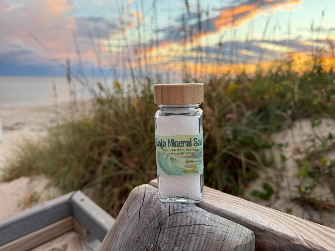 Baja Minerals Sea Salt - 5 Oz BAHA Sea Salt Shaker 150+ Servings | 90 ...