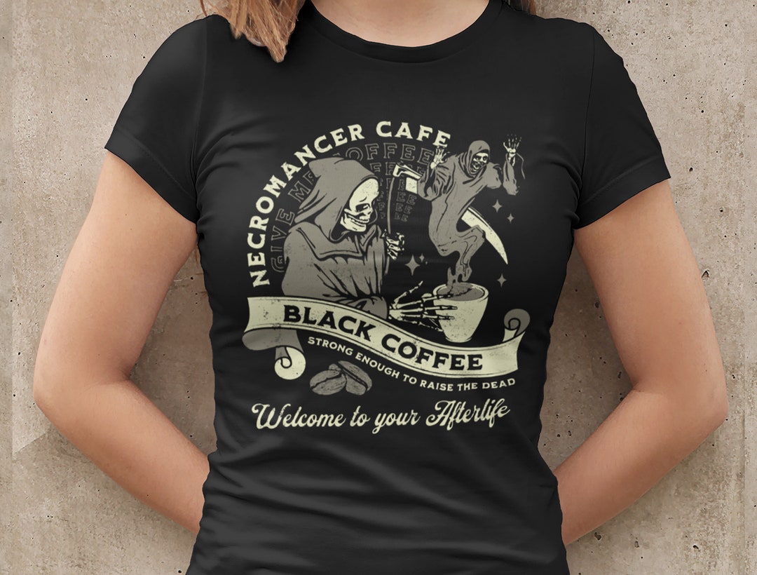 Necromancer Cafe Shirt, Dungeons and Dragons Shirt, Dnd Shirt, D&D ...
