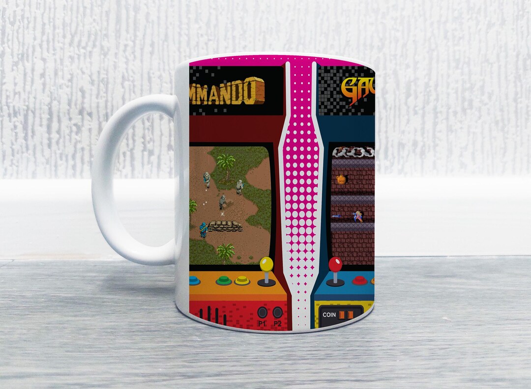 Retro Game Mug: Arcade 80s Gift - Etsy
