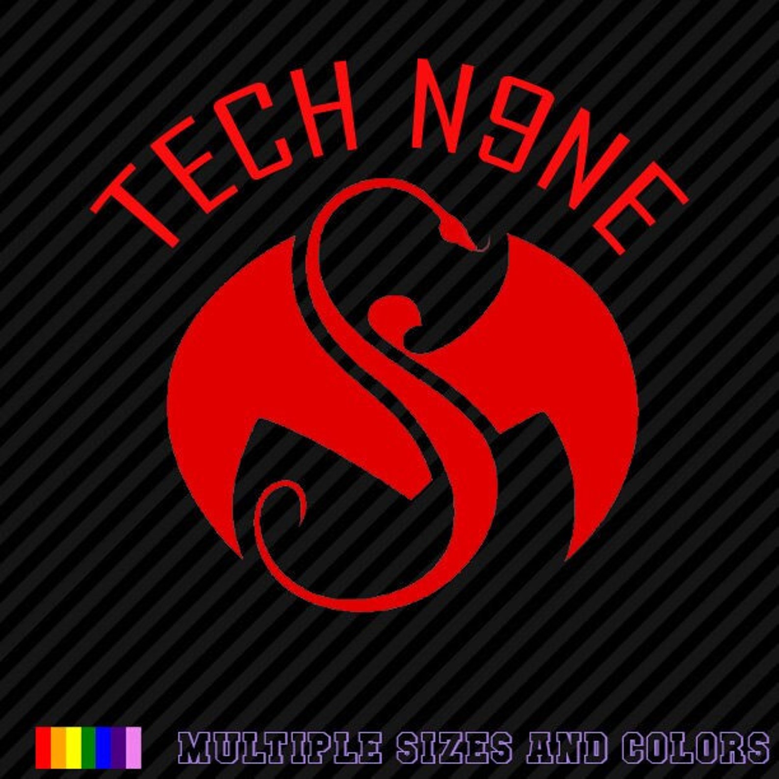 Tech N9NE Strange Music Vinyl Cut Decal Available in Various Colors Car ...