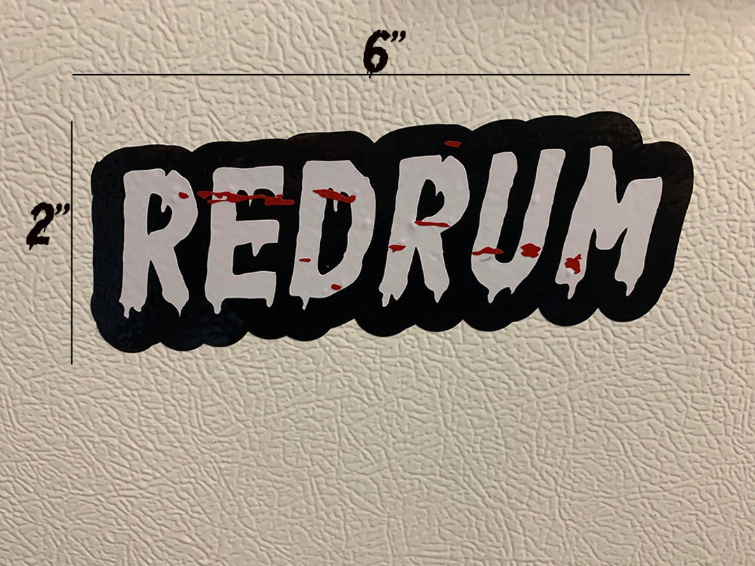 Redrum Custom Vinyl Decal Multi Color - Etsy