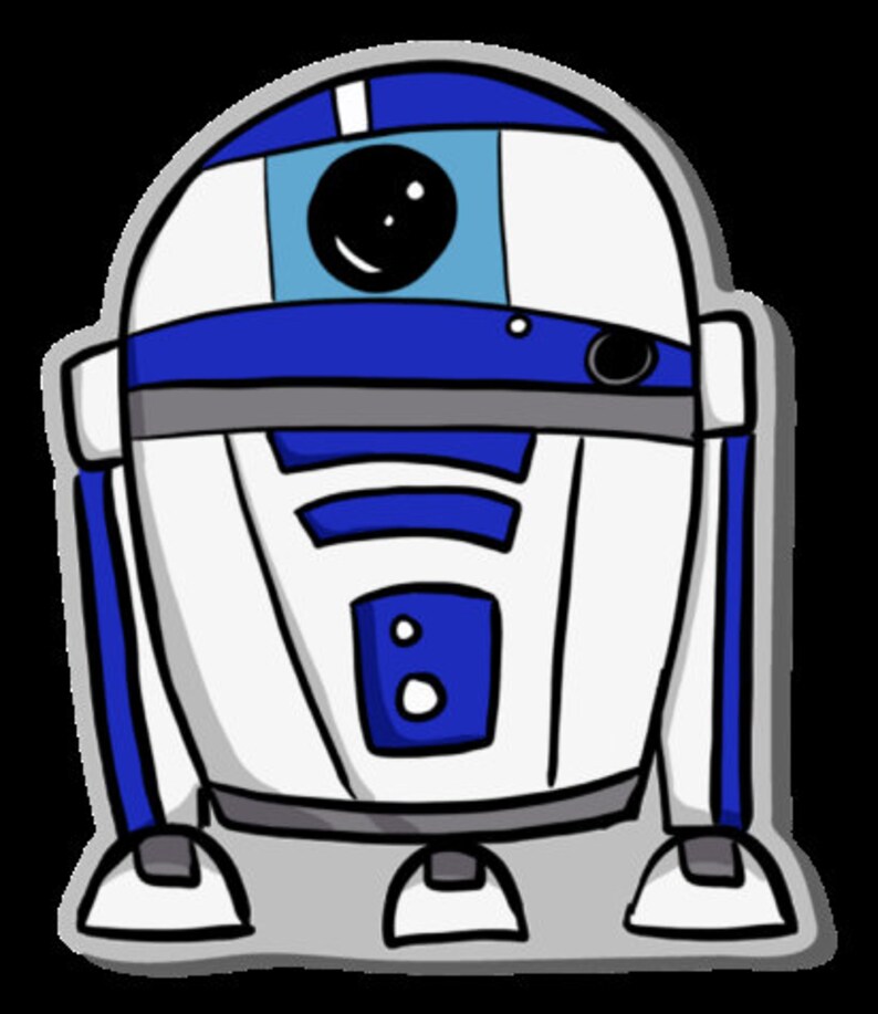 Cute Robot Pin - Etsy