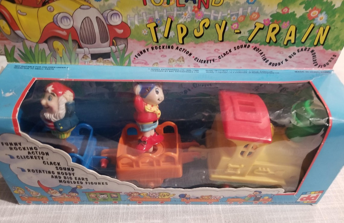 Vintage Noddy's Toyland Tipsy Train - Etsy