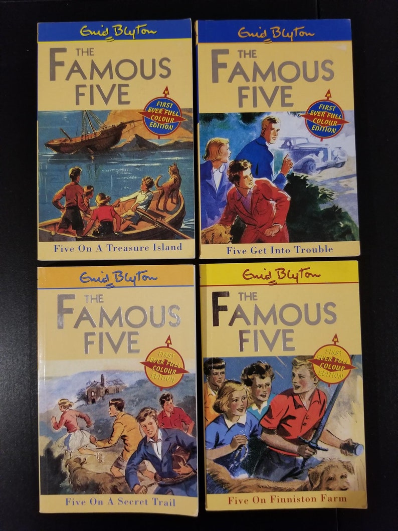 The Famous Five Books - Color Edition - Etsy