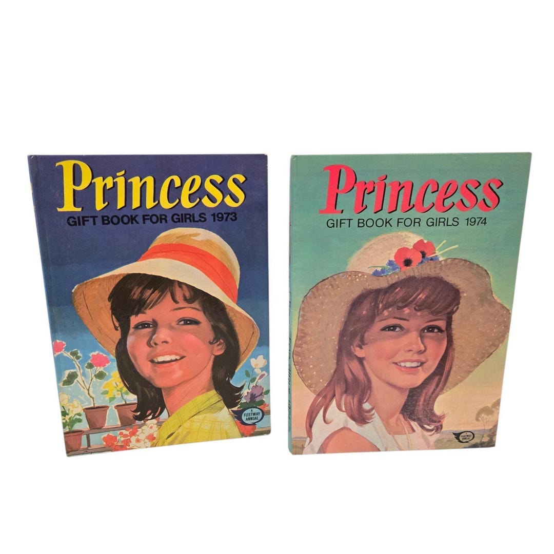 Vintage 1970s Princess Gift Books for Girls – You Choose 1973 or 1974 ...