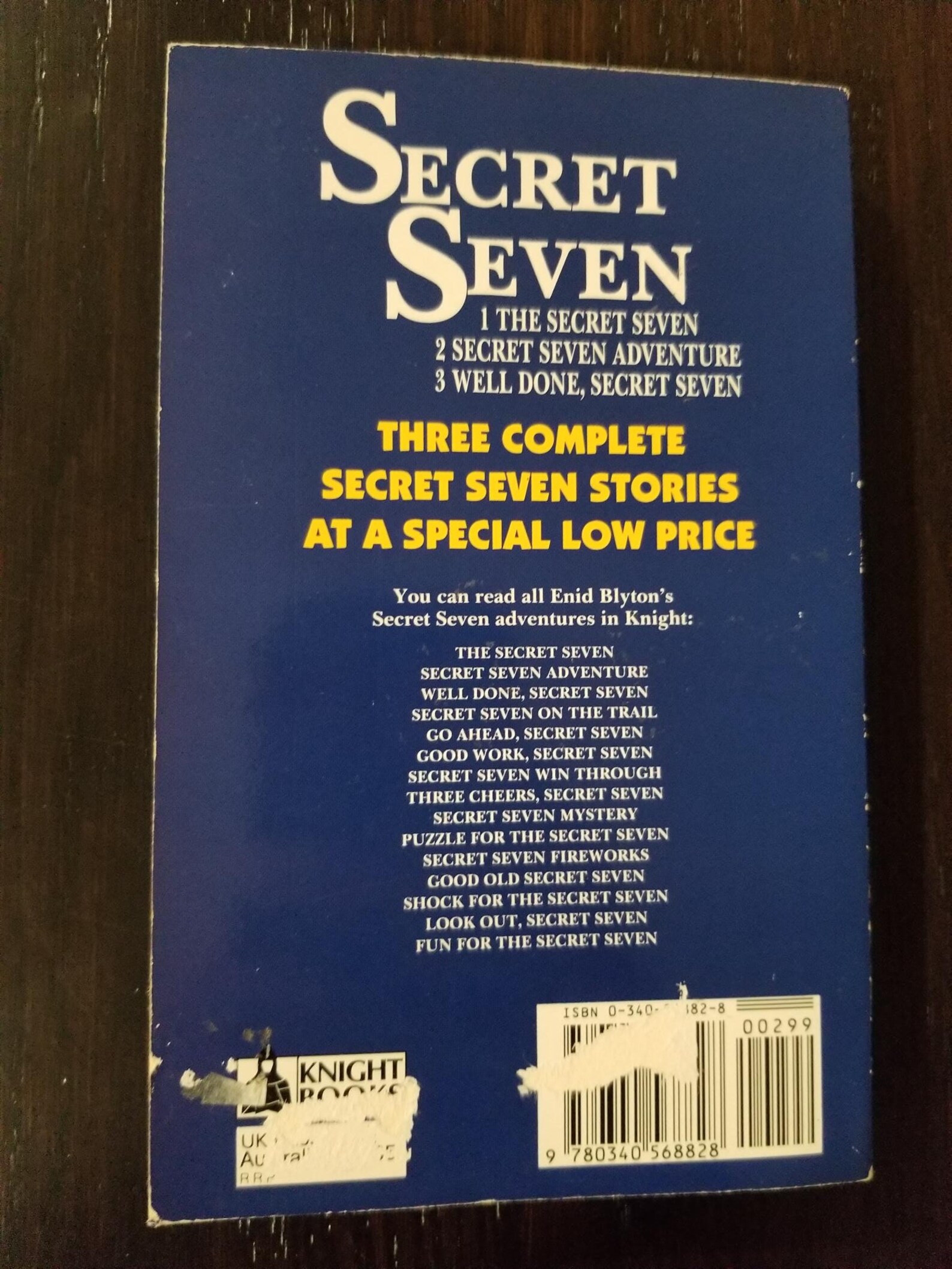 Secret Seven (3 Books in 1) - Etsy