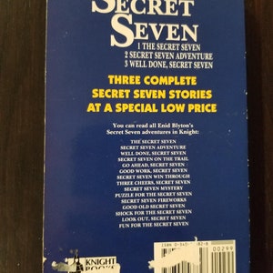 Secret Seven (3 Books in 1) - Etsy
