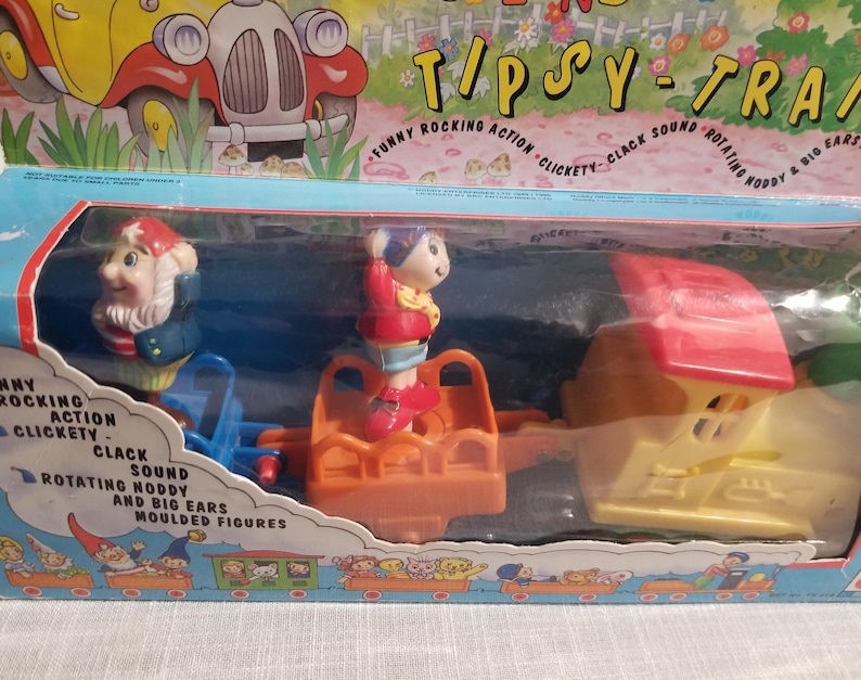 Vintage Noddy's Toyland Tipsy Train - Etsy