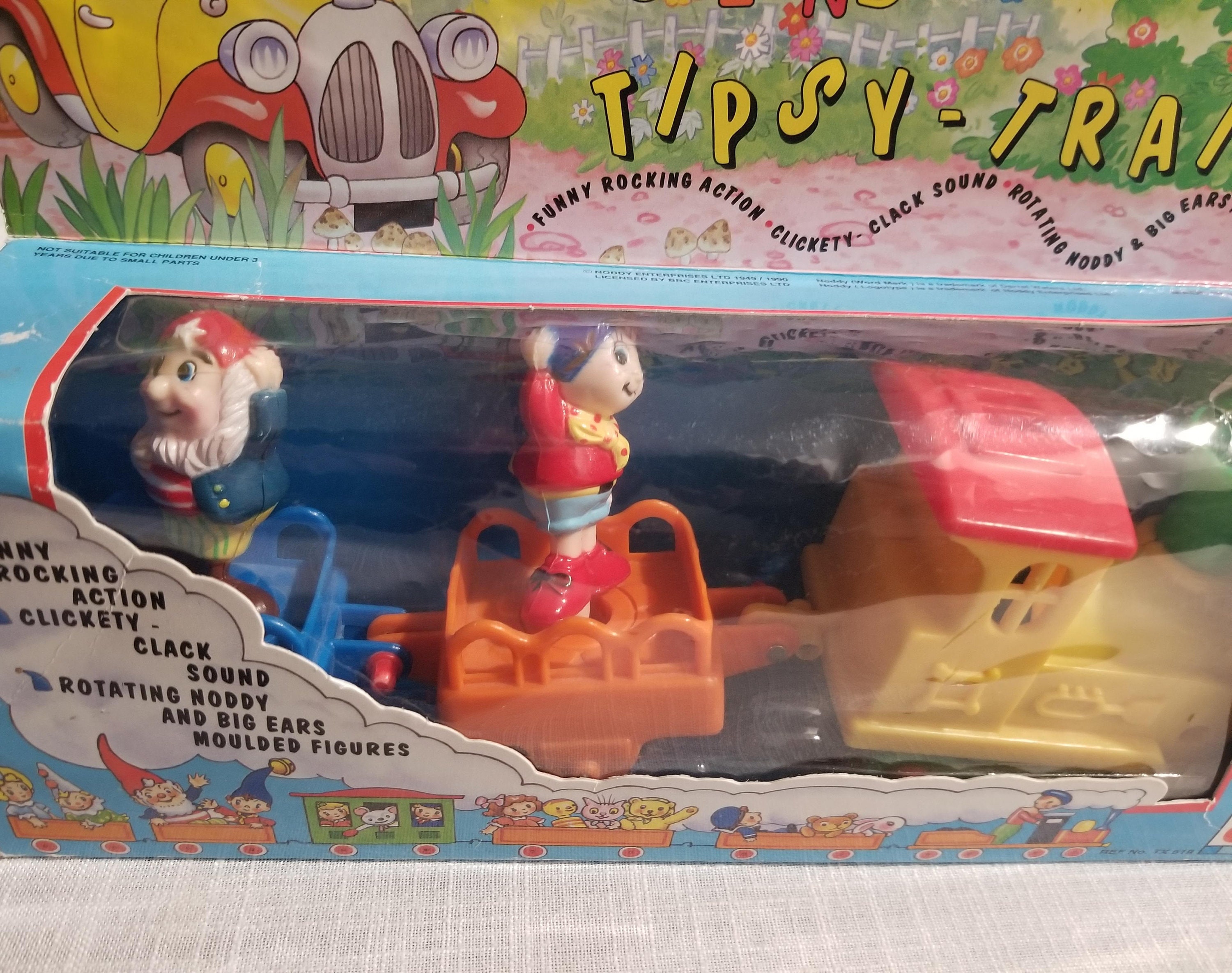 Vintage Noddy's Toyland Tipsy Train - Etsy