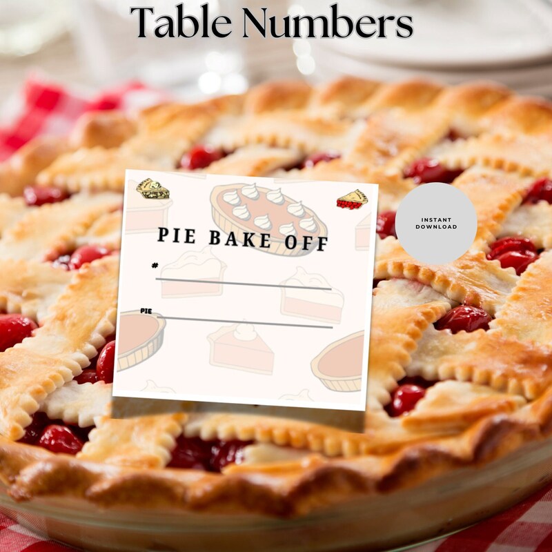 Contestant Numbers - Etsy