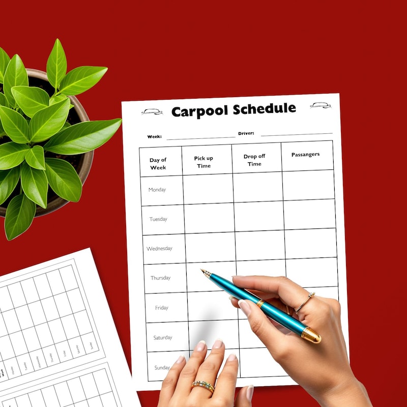 Pick up Log Sheet Template - Etsy