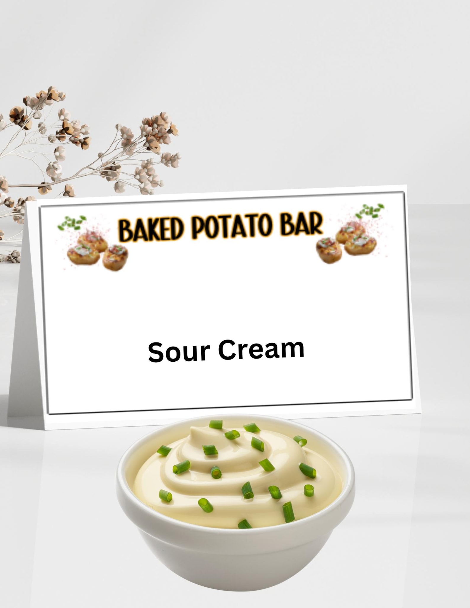 Baked Potato Bar Kit: Printable Potato Party,ultimate Baked Potato Bar ...
