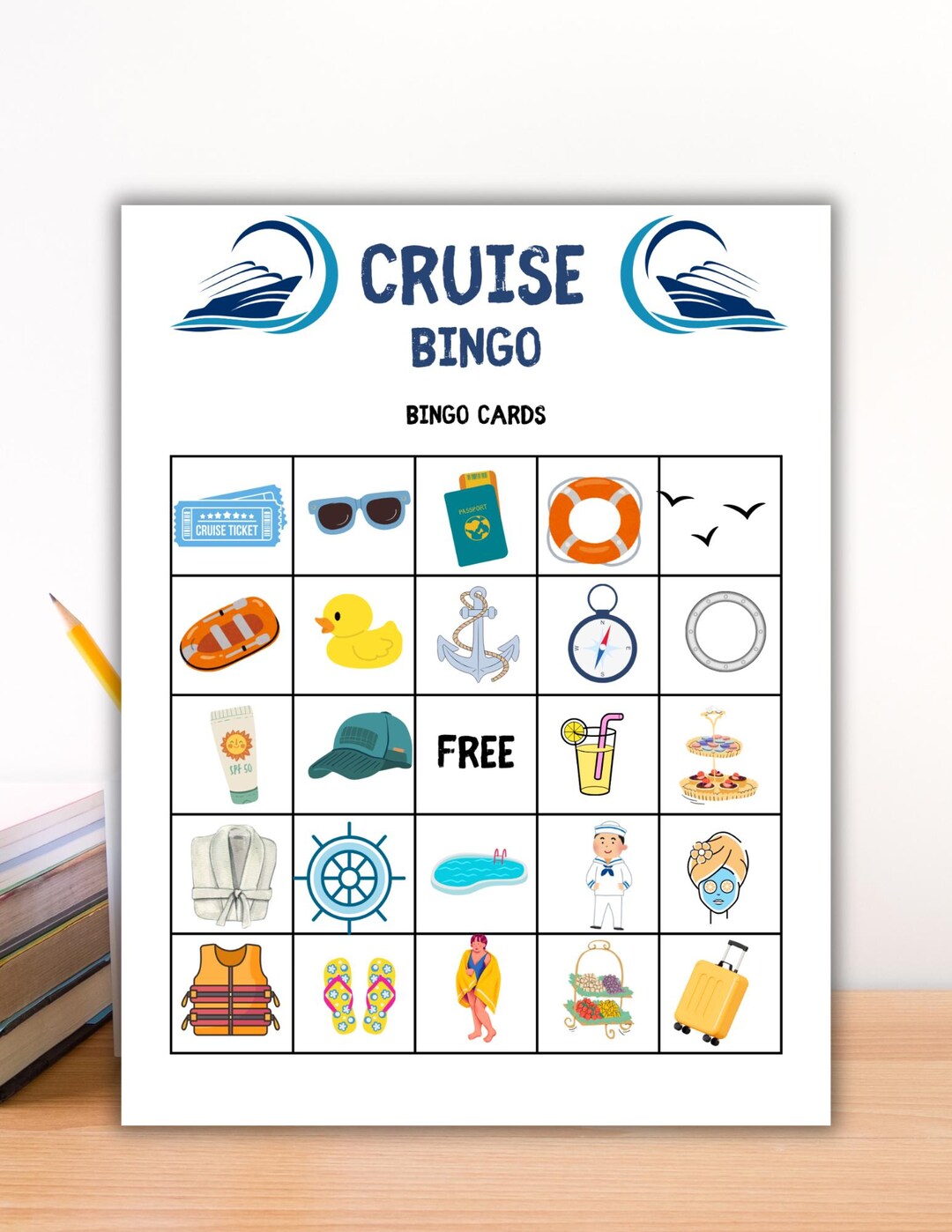 Cruise Clue Bingo: Photo Scavenger Hunt Game (digital Download ...
