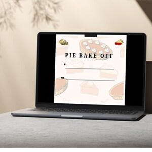 Pie Bake off Table Markers, Pie Baking Contest, Contestant Numbers ...