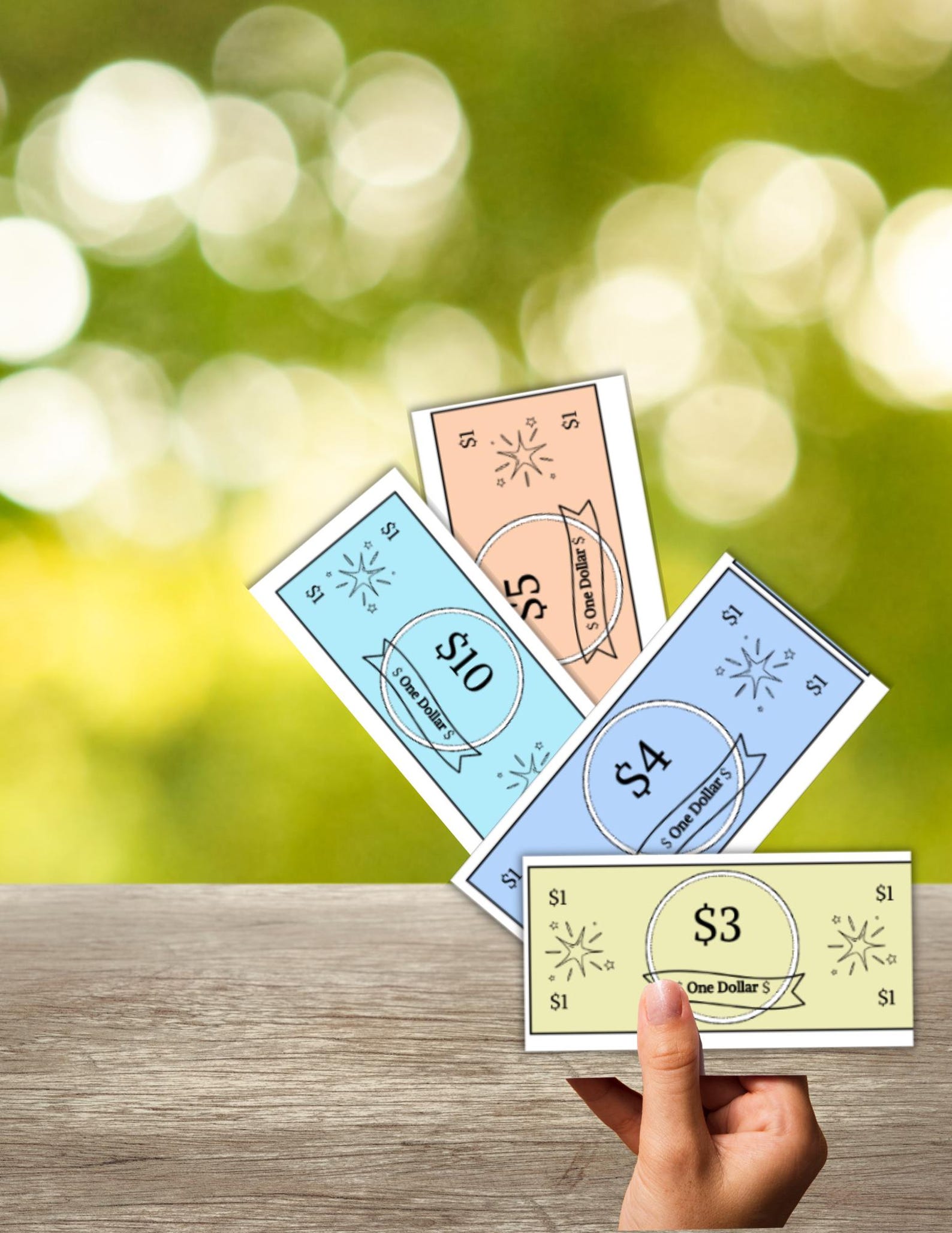 Printable Reward Money, Chore & Behavior Incentive, Faux Money ...