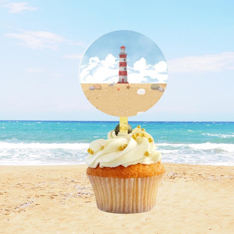 Lighthouse Cake Topper - Etsy