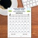 Printable Cash Calendar Raffle and Tickets,sports Team Cash Calendar ...