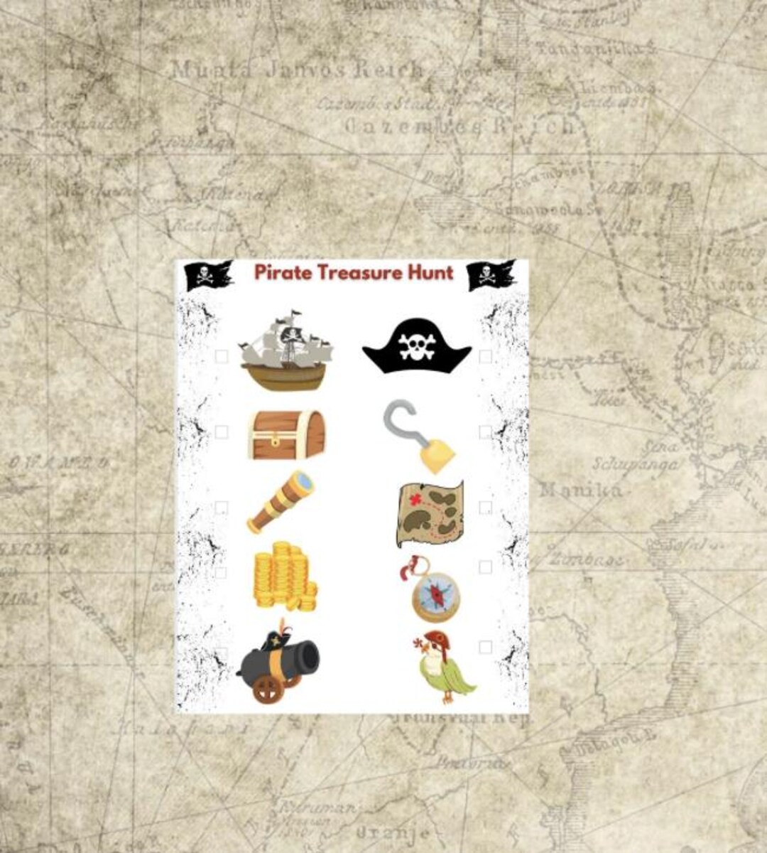 Fun Pirate Treasure Hunt Game for Kids Interactive Picture Based ...