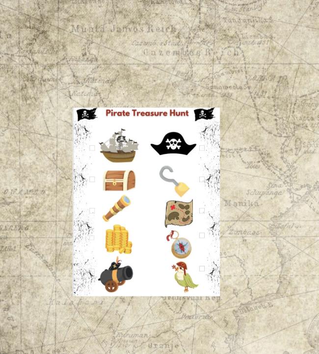Fun Pirate Treasure Hunt Game for Kids Interactive Picture Based ...