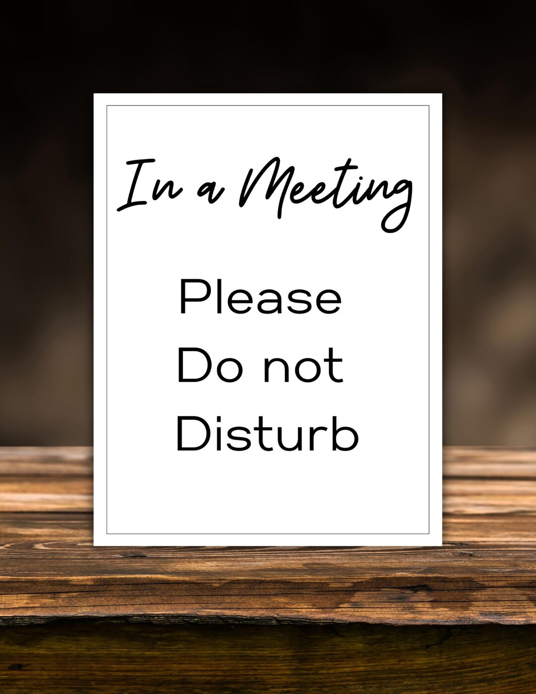 In a Meeting Signs, Printable Office Signs, Please Do Not Disturb,home ...