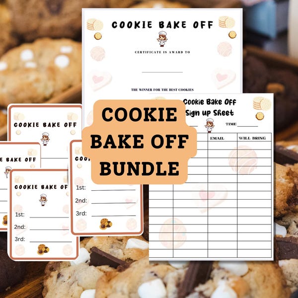 Bake off Score Cards - Etsy