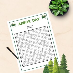 Arbor Day Game Bundle,printable Activities, Worksheets, Arbor Day Games ...