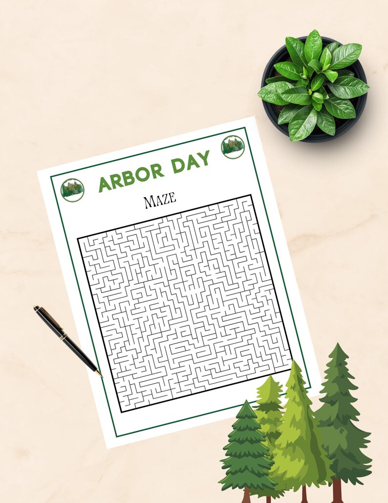 Arbor Day Game Bundle,printable Activities, Worksheets, Arbor Day Games ...