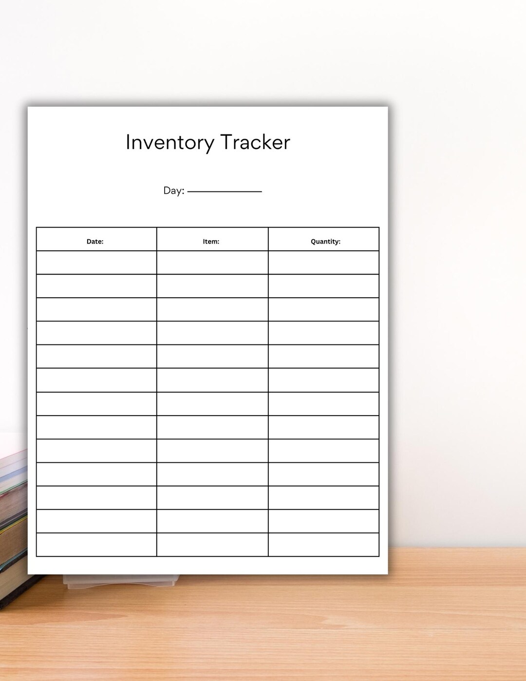 Printable Inventory Tracker,inventory Tracker Printable Stock Log Sheet ...