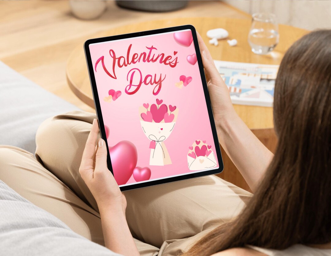 Animated Valentine's Day E-card: Digital File (canva Required) - Etsy