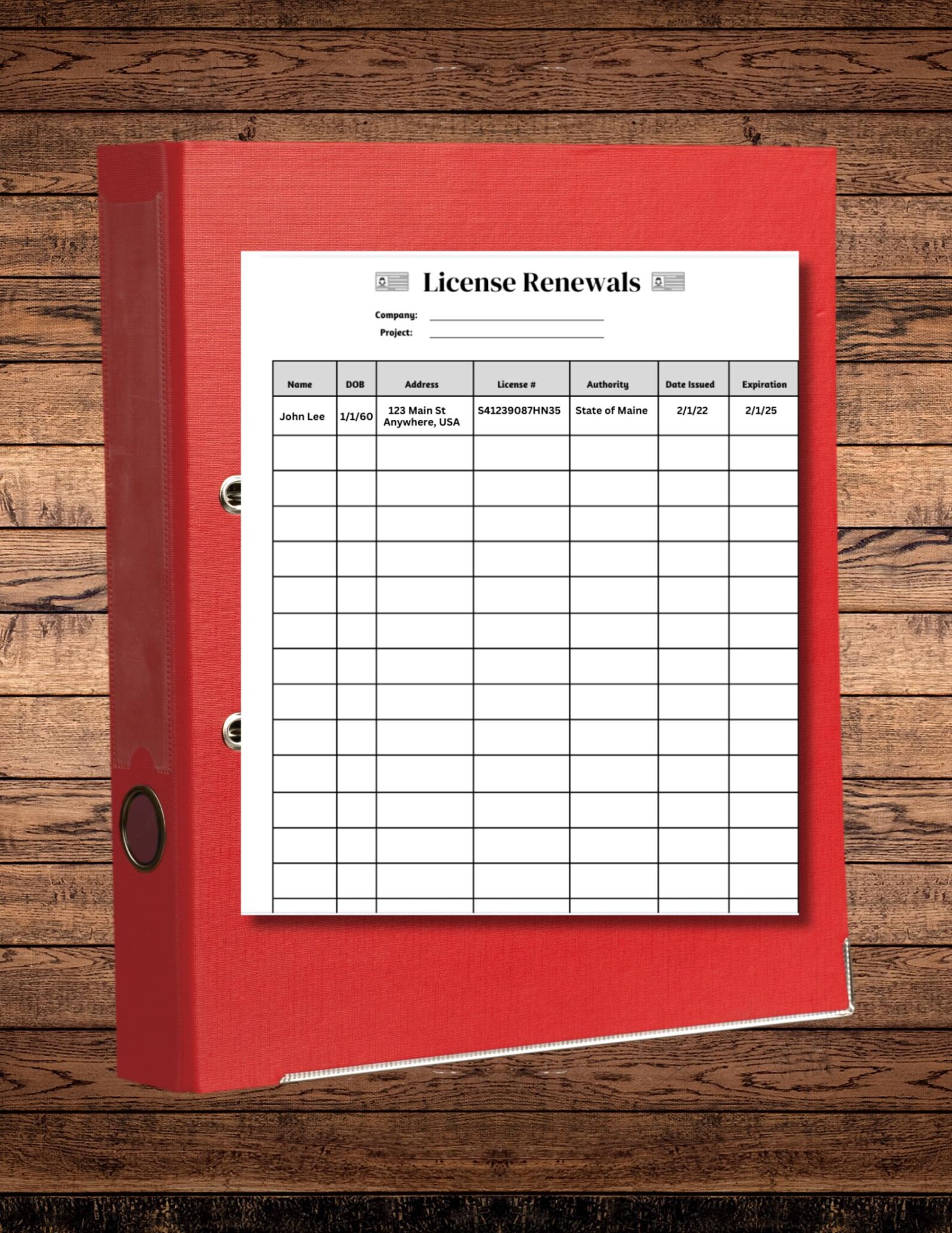 License Renewal Tracker,professional License Renewal Tracker, Employee ...