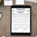 Printable Cash Calendar Raffle and Tickets,sports Team Cash Calendar ...